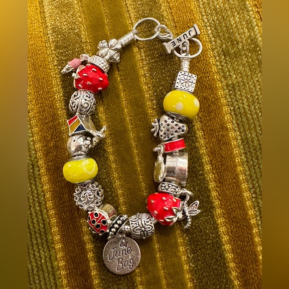 Willoby and Ward | Jewelry | June Bug Silver Charm Bracelet Pandora ...